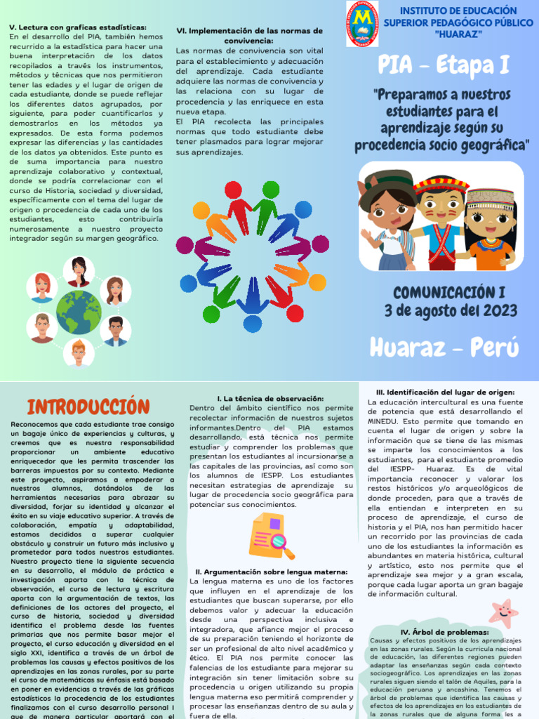 TRIPTICO - PIA | PDF