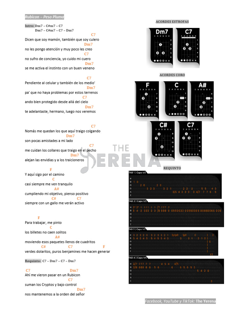 Rubicon - Peso Pluma | PDF