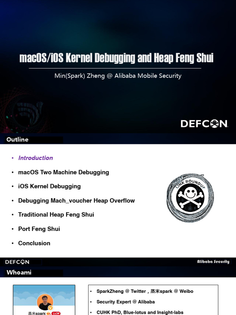 DEF CON 25 - Min-Spark-Zheng-macOS-iOS-Kernel-Debugging-UPDATED | PDF