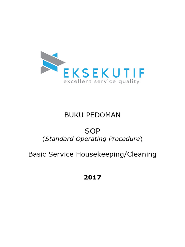 Standart Operating Procedure (SOP) HK 2017 | PDF