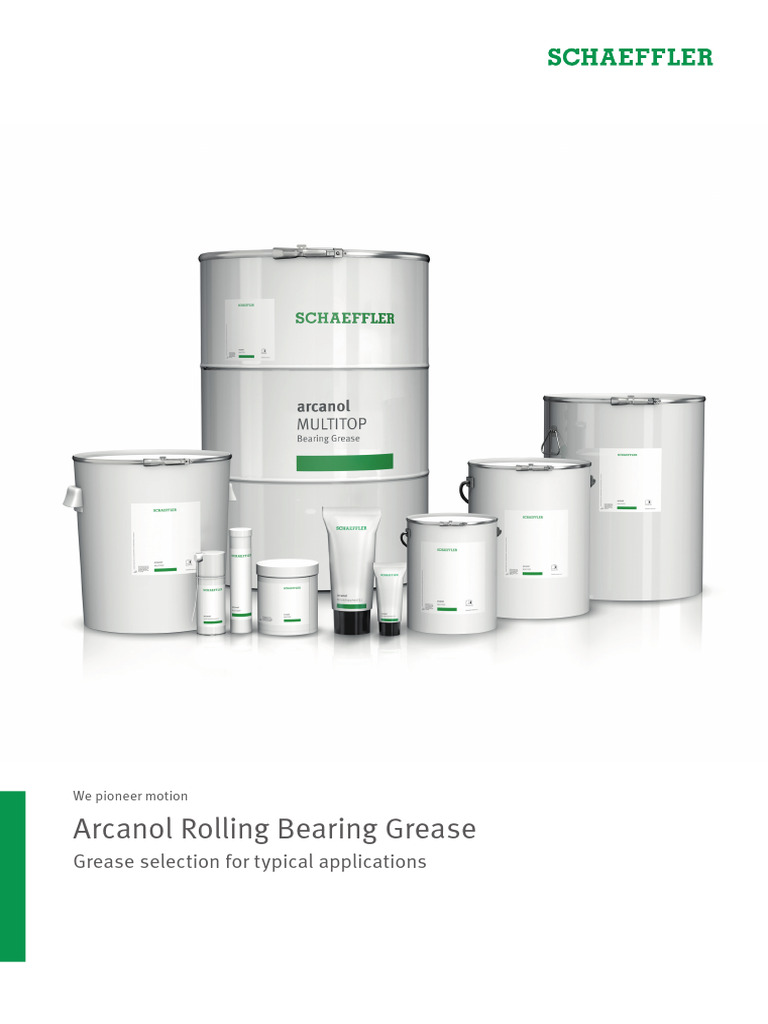 Arcanol Bearing Grease Selection Guide | PDF