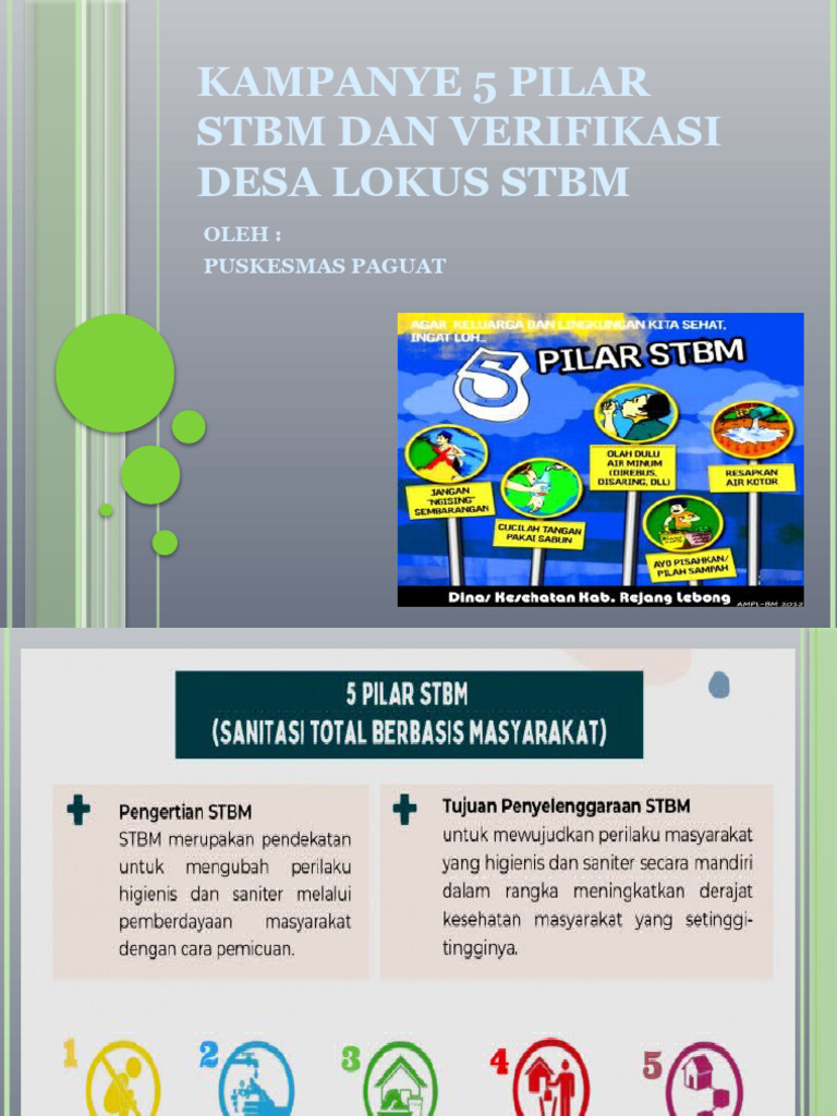 Kampanye 5 Pilar STBM-1 | PDF