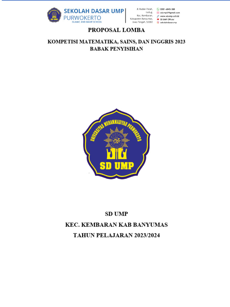 Proposal Lomba KMSI 2023 | PDF