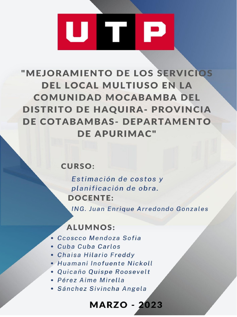 Proyecto Final - Costos g3 | PDF