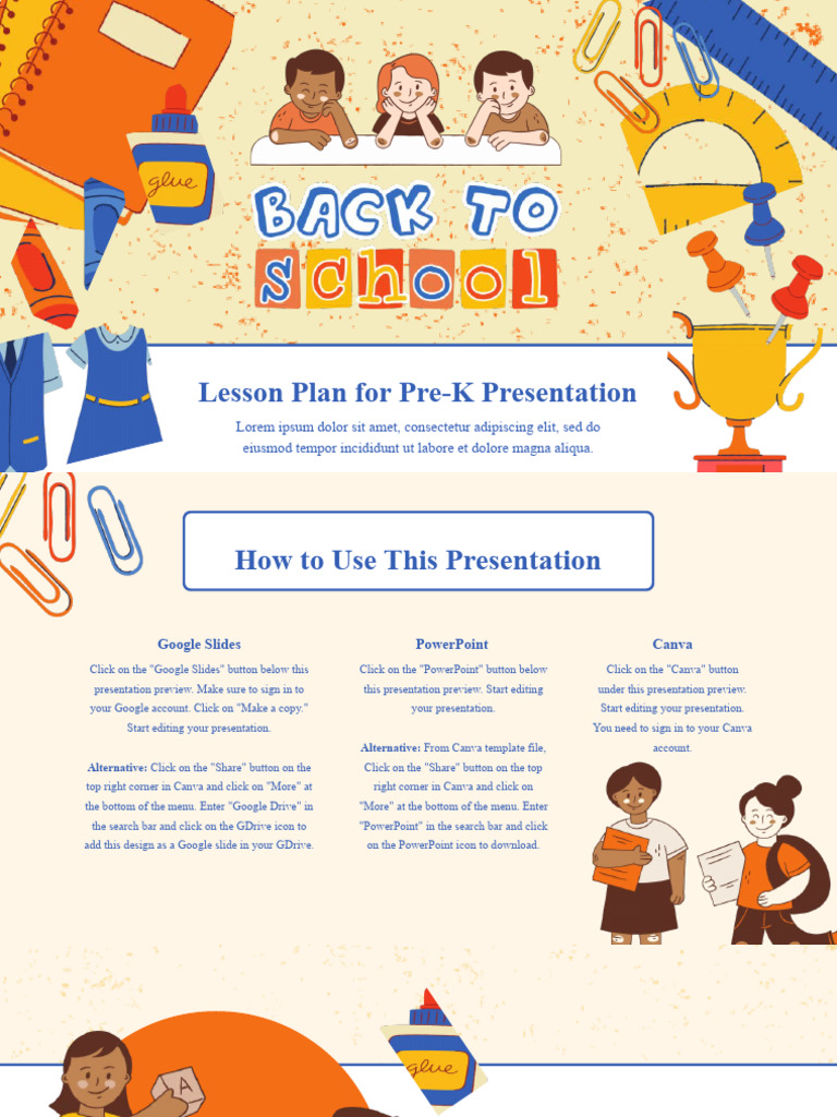 Fun Illustrative Lesson Plan For Pre-K Presentation | PDF
