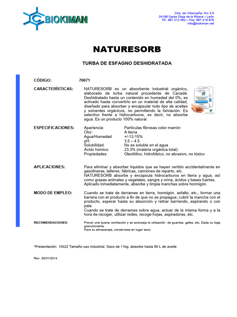 FT Naturesorb | PDF