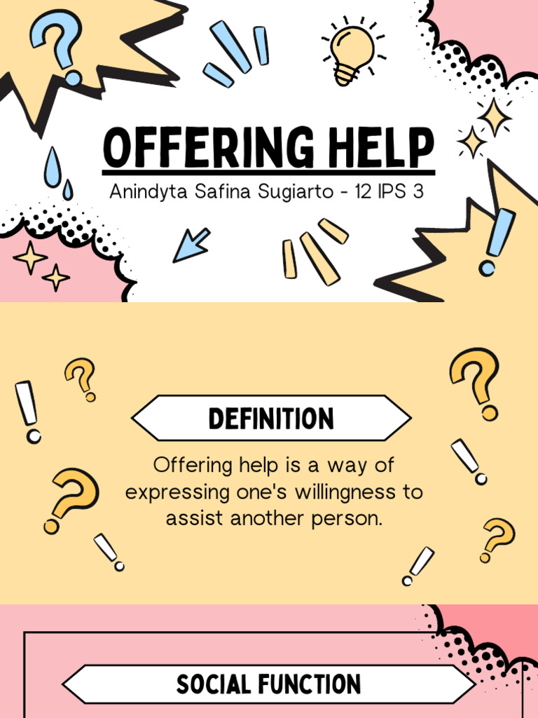 Offering Help | PDF