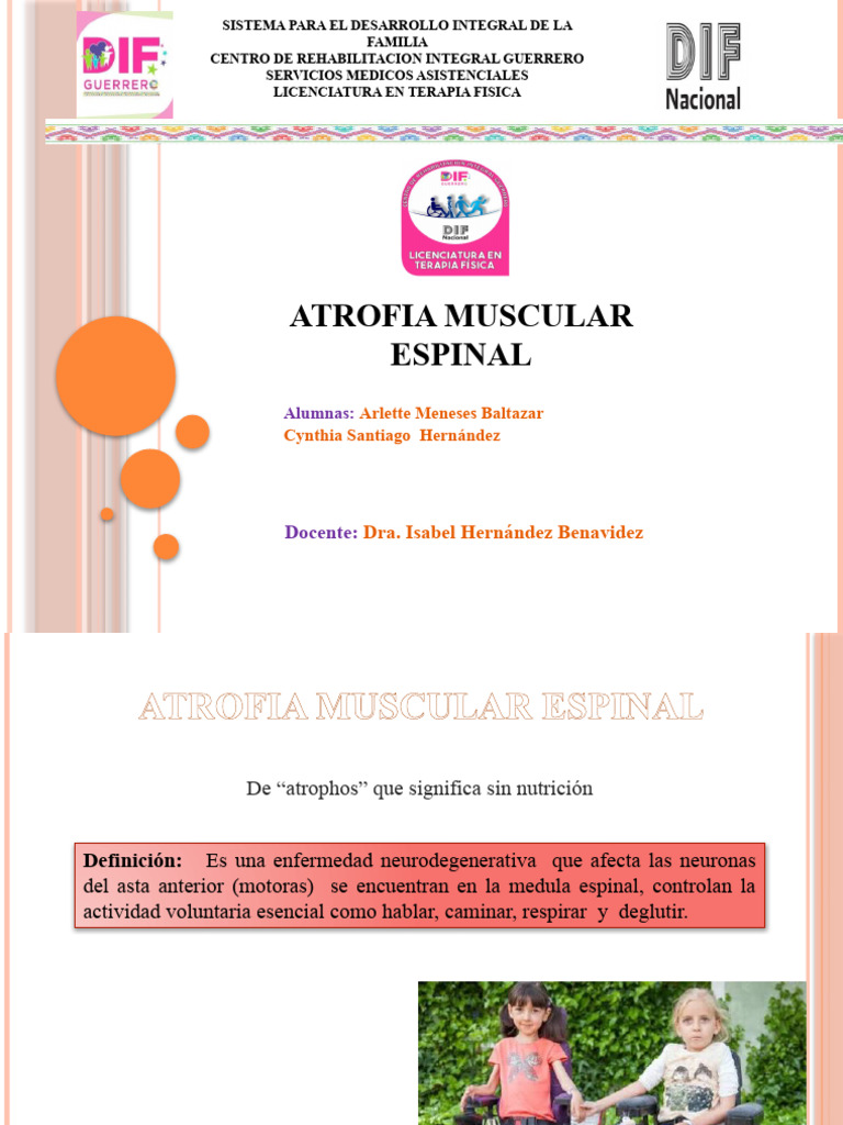Atrofia Muscular Espinal: Diagnóstico y Tratamiento | PDF ...