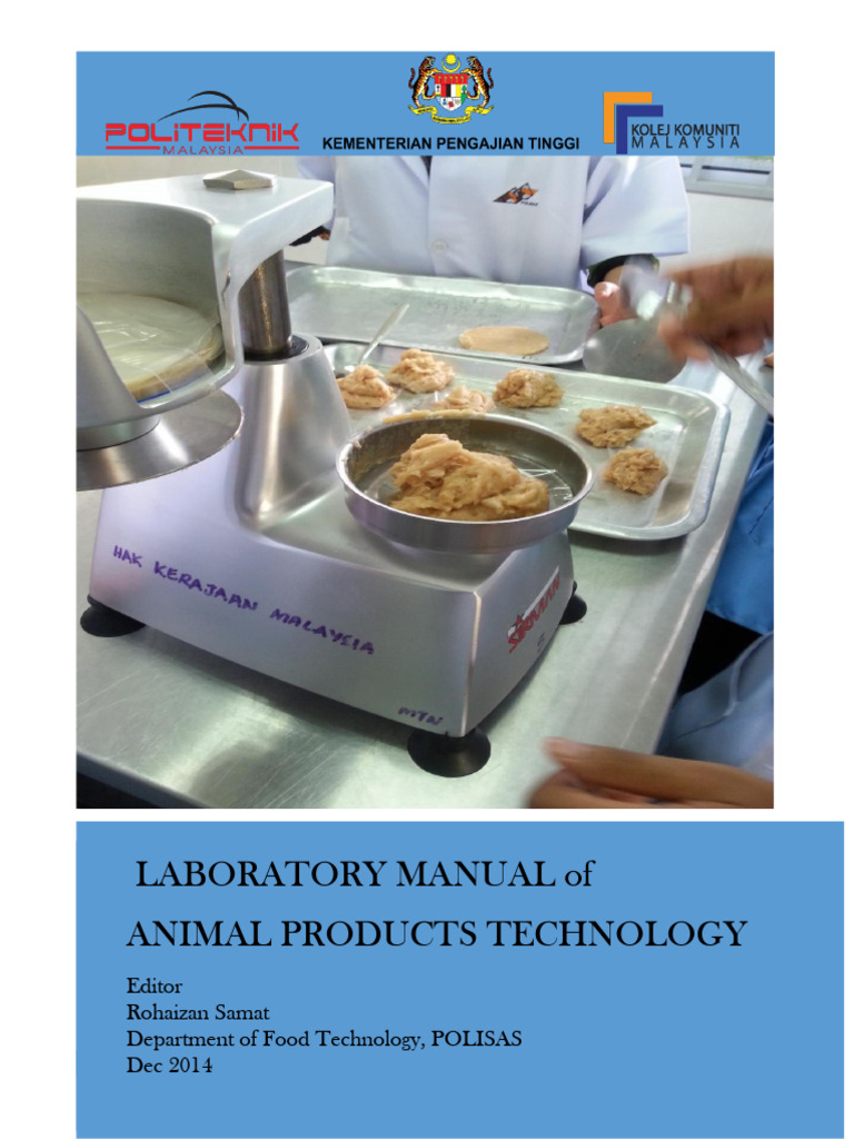 Animal Products Lab Manual | PDF