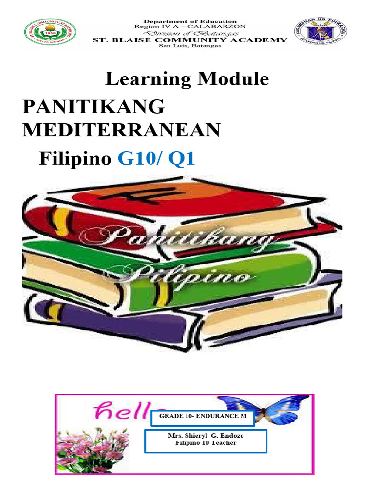 Filipino Module 1 | PDF