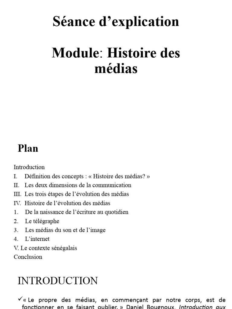 Séance D'explication | PDF