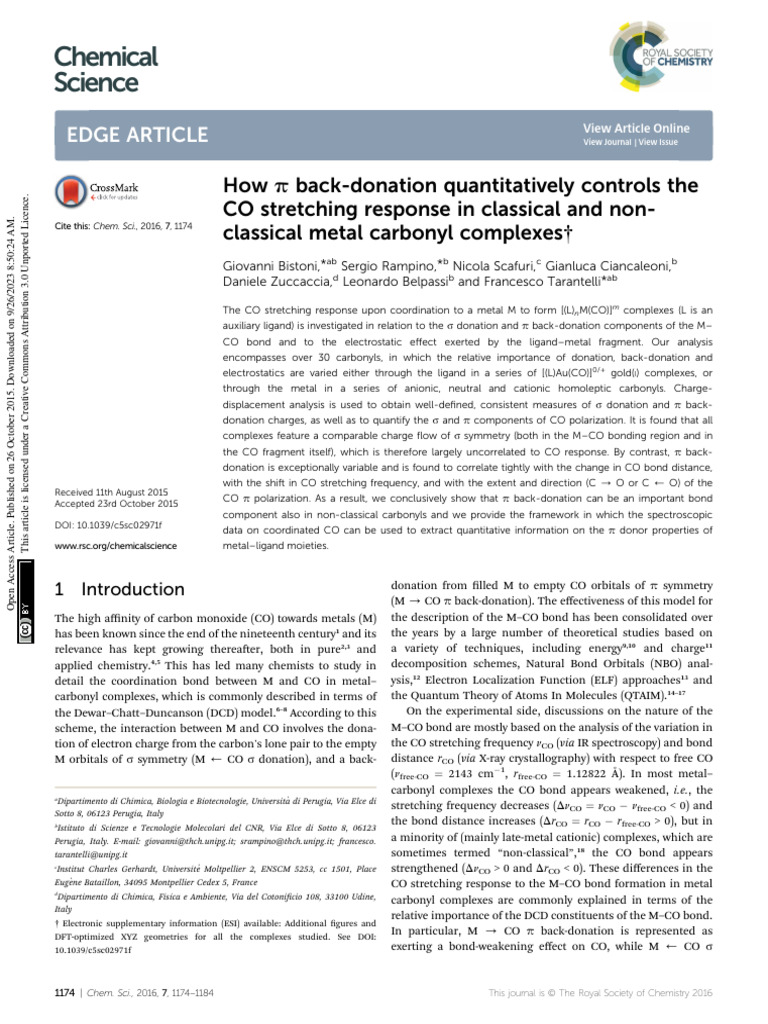 Chemical Science: Edge Article | PDF