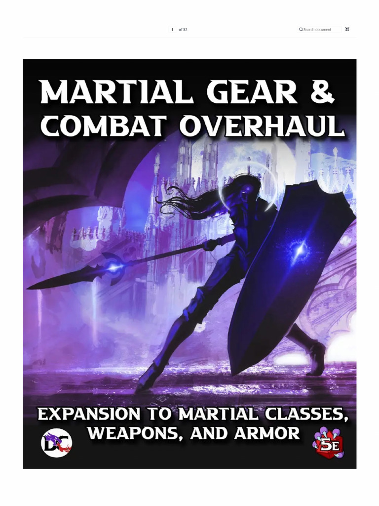 Martial Gear & Combat Overhaul | PDF