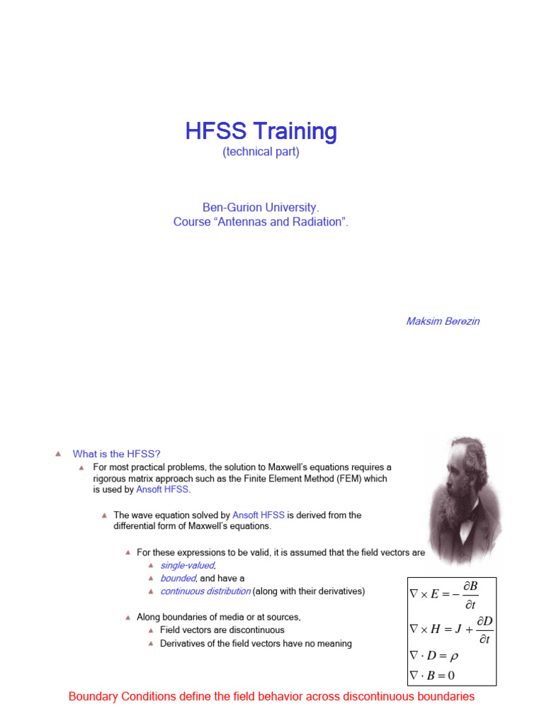 HFSS Training HFSS Training HFSS Trainin | PDF