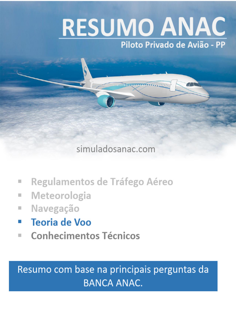 Resumo Completo ANAC Teoria de Voo | PDF