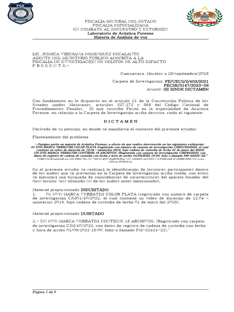 dictamen | PDF