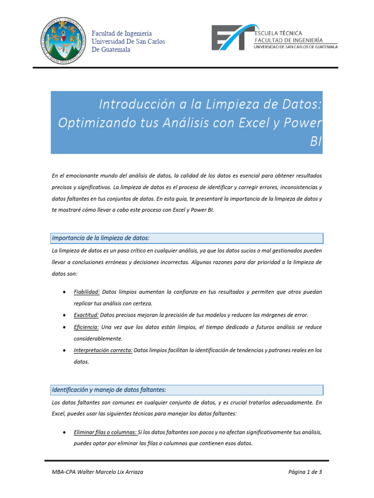 Introduccion A La Limpieza de Datos | PDF