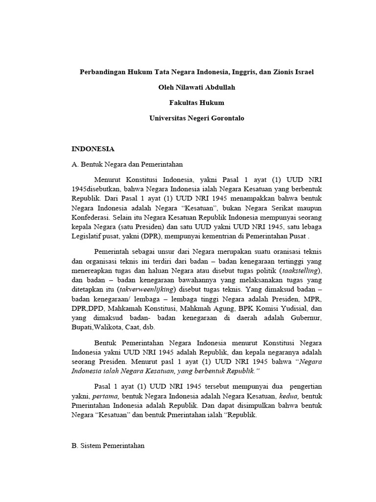 Tugas Perbandingan Htn Docx | PDF