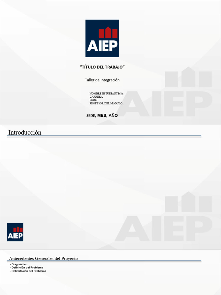 Formato Oficial Aiep Word | PDF