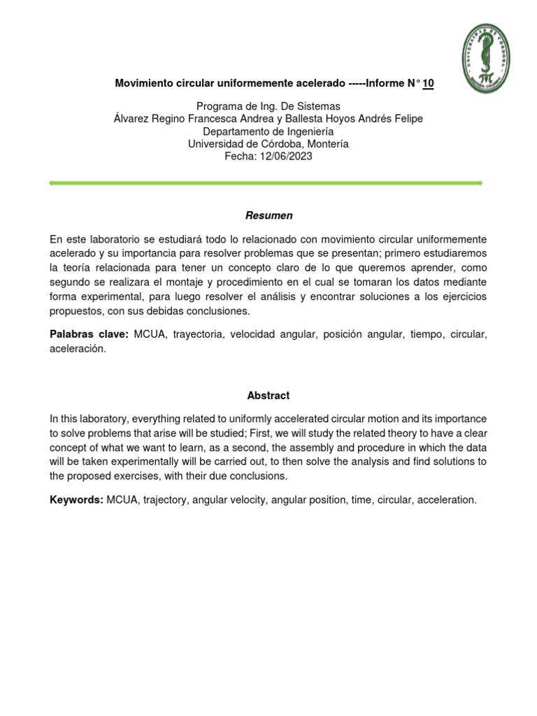 Lab 10 MCUA | PDF