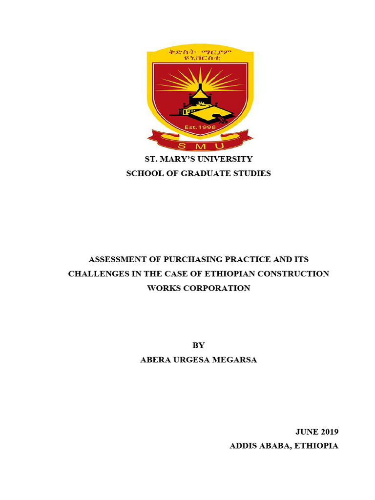 Abera Final Paper 12344 | PDF