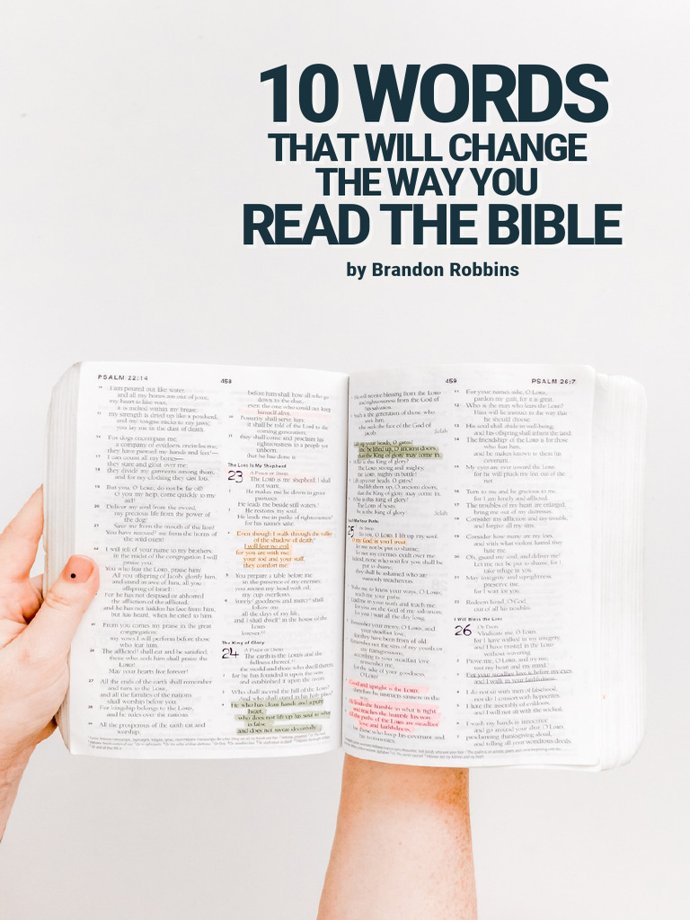 Transformative Words for Bible Reading | PDF | Foreign Language Studies