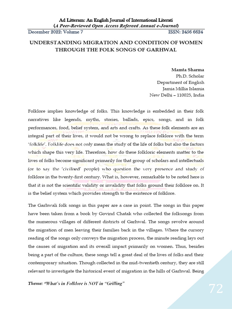 Migration Paper | PDF