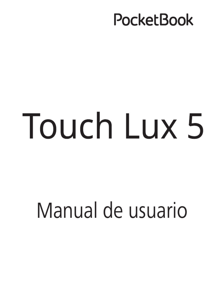 User Manual Touch Lux 5 ES | PDF