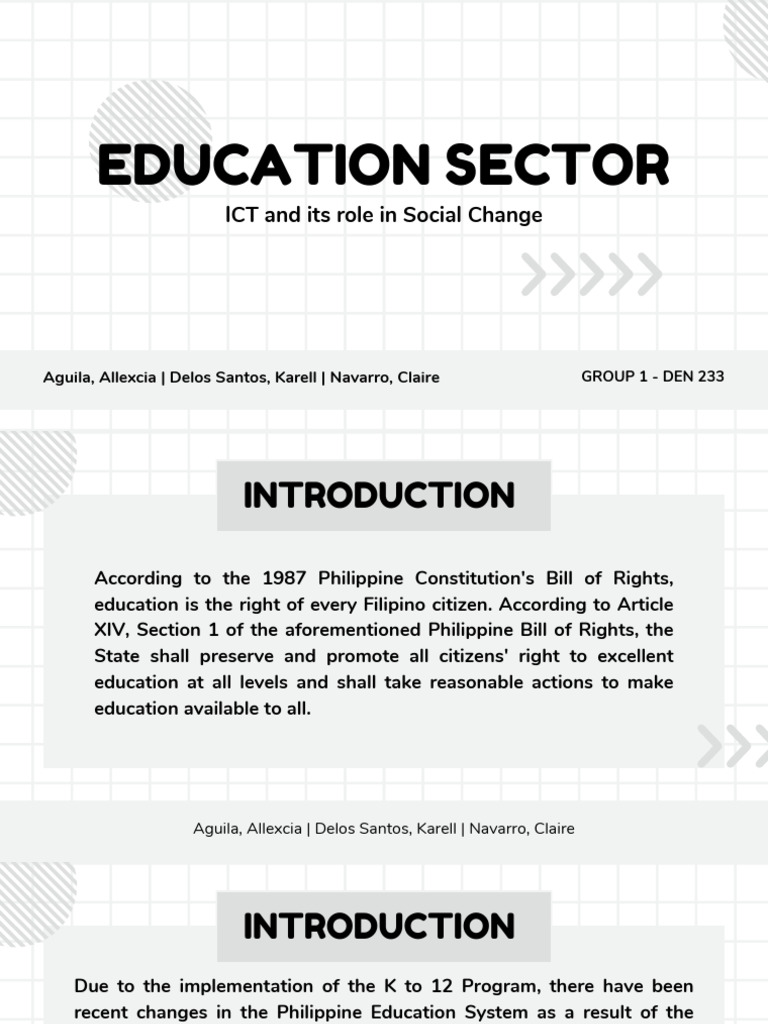 ICT's Impact on Philippine Education | PDF | Social Science