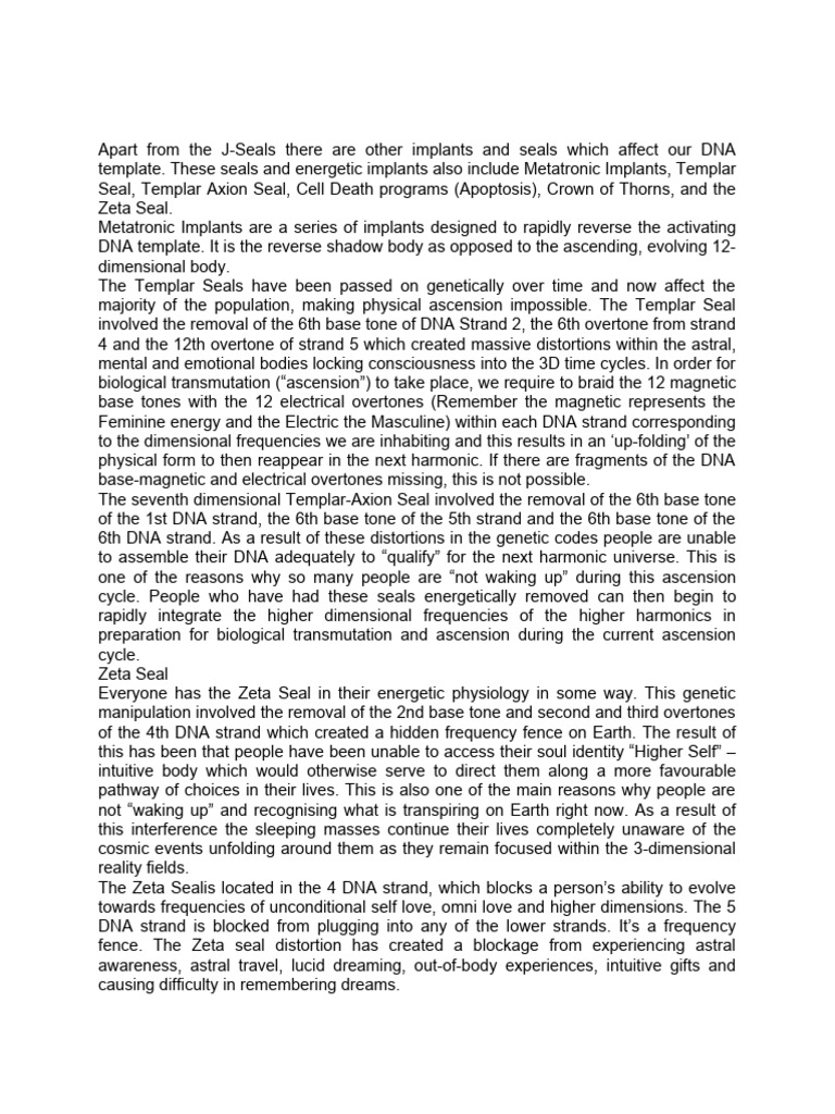 Metatronic Implants | PDF | Self-Improvement