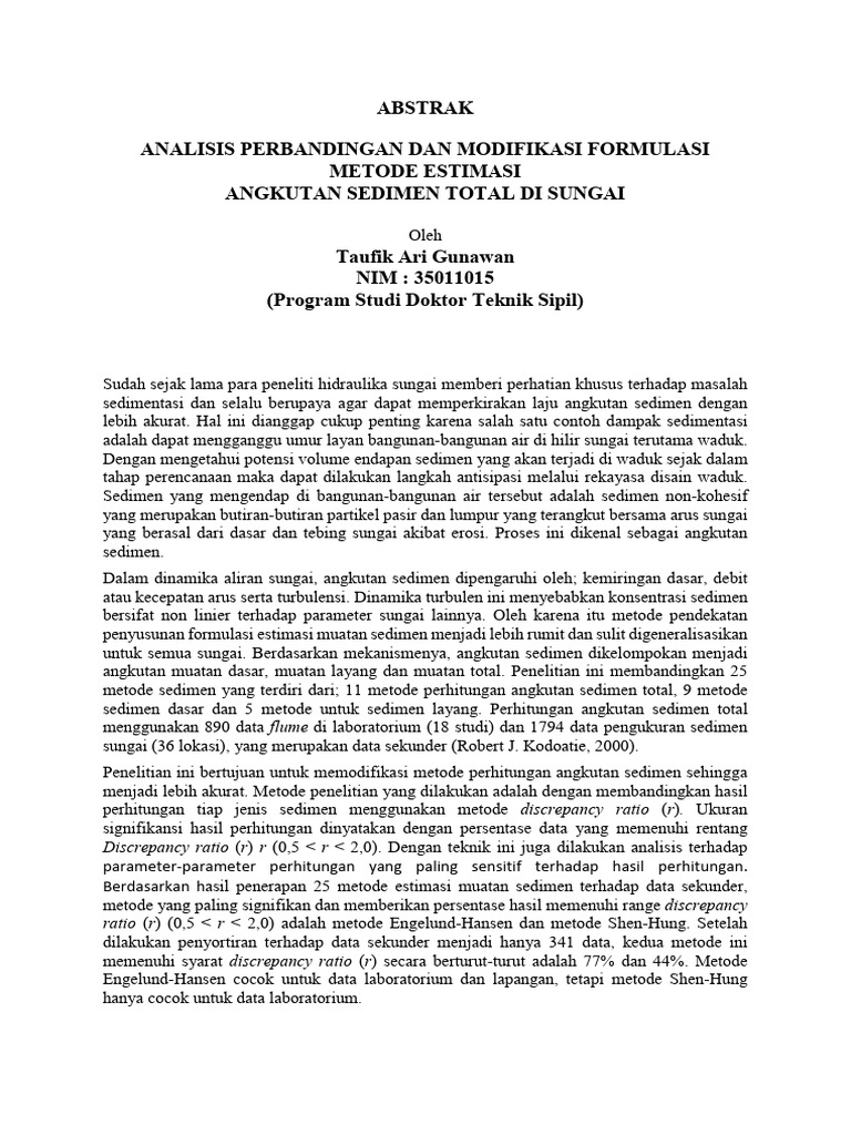 Abstrak 2017 Taufik Ari Gunawan | PDF | Sains & Matematika