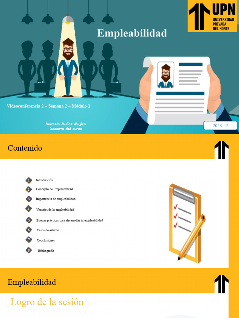 PPT - Semana 2 - Módulo 1 - Empleabilidad | PDF | Ciencia cognitiva | Cognición