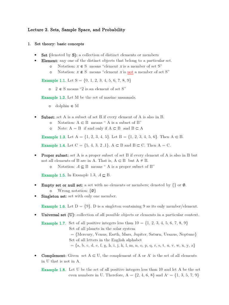 Lec2 Review of Probability Theory | PDF
