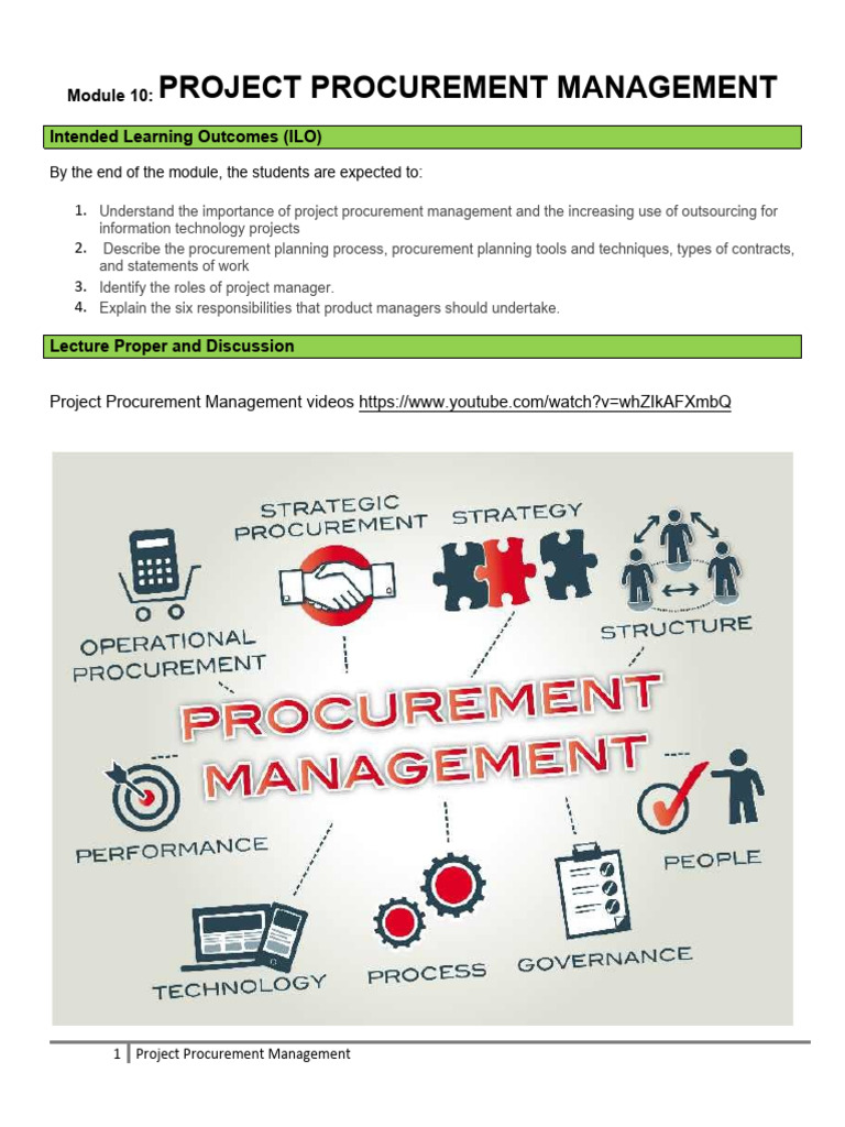 Procurement Management | PDF