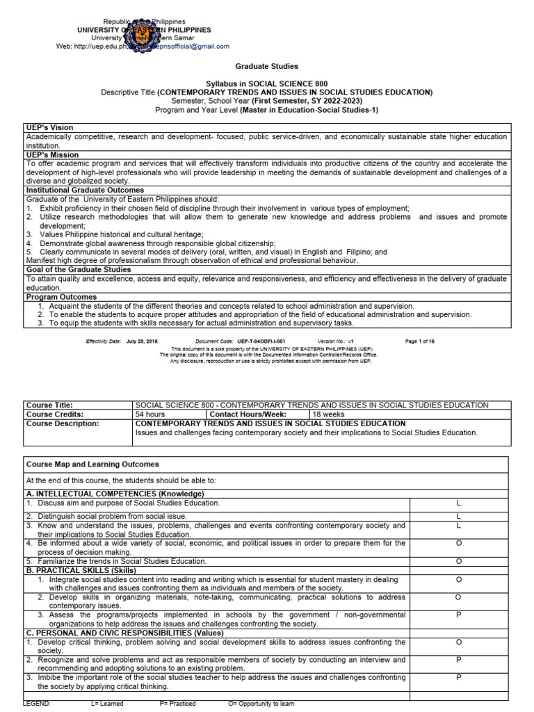 Platform Technologies Syllabus | PDF