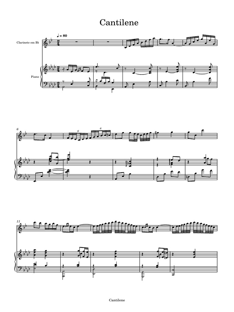 Cantilene Louis Cahuzac | PDF