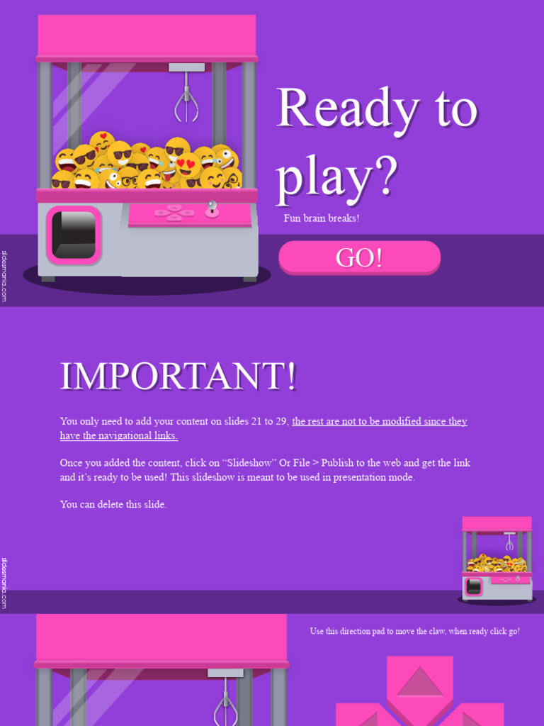 Toy Claw For Brain Breaks | PDF