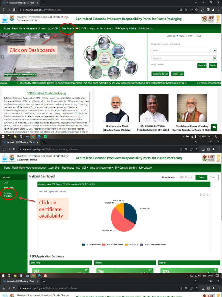 Searching PWP Name in EPR Portal | PDF