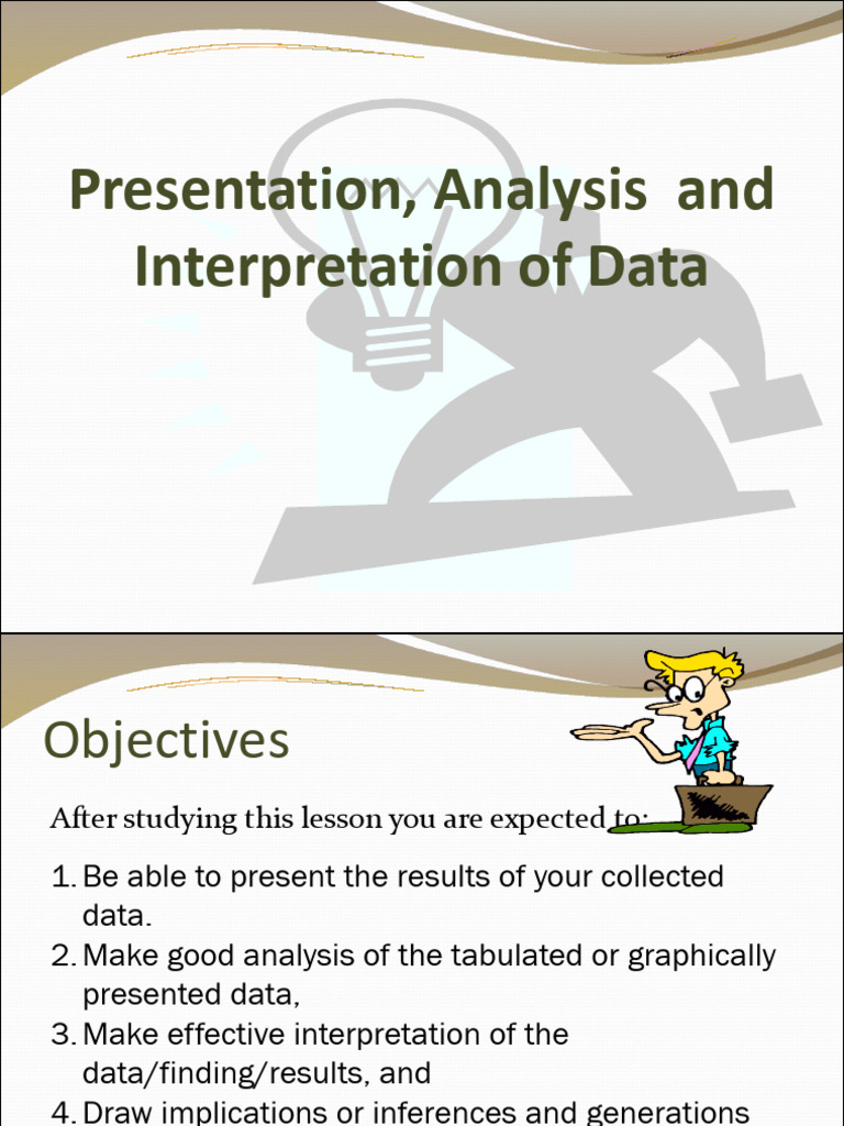 Data Presentation and Analysis Guide | PDF