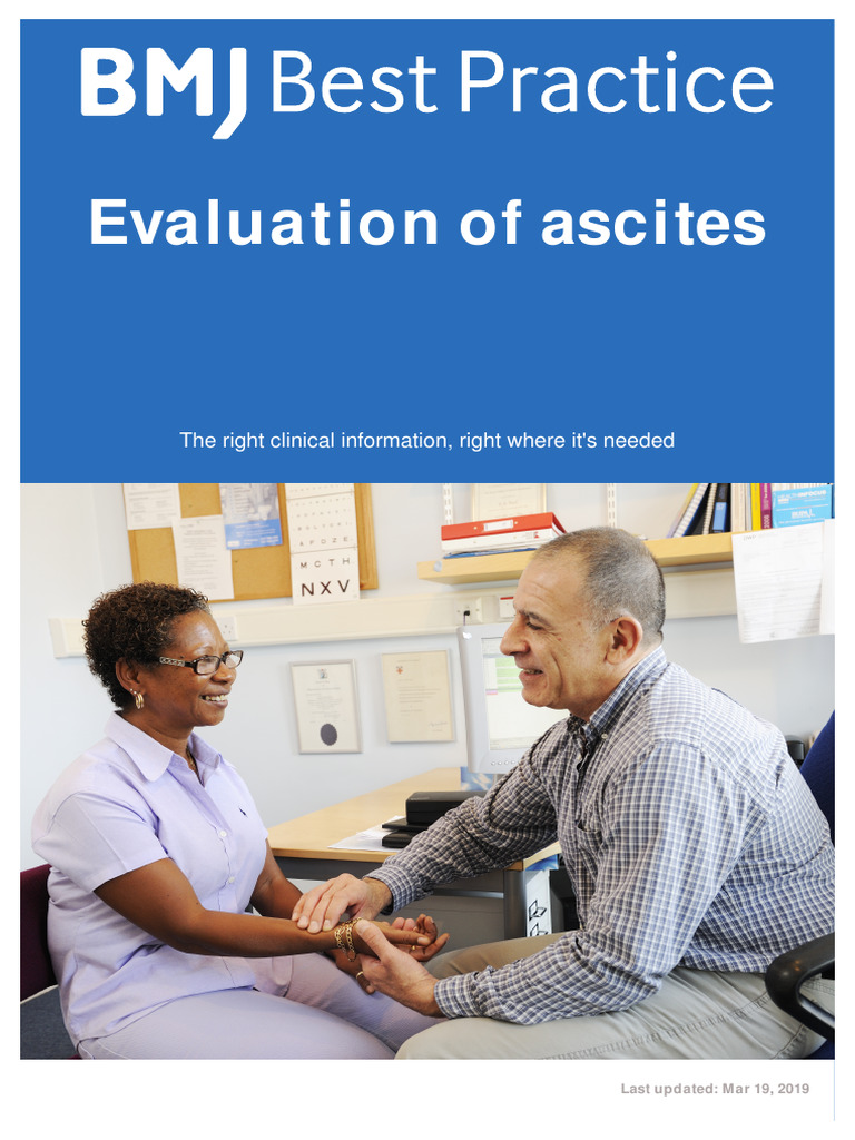Ascitis BMJ Best Practice | PDF