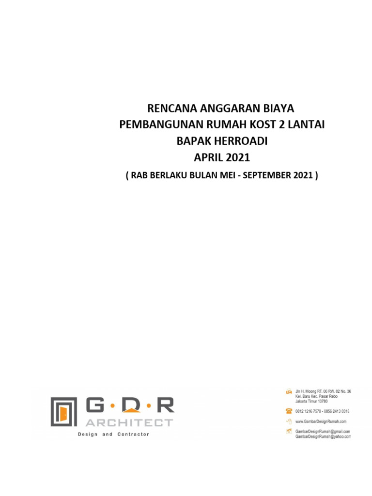 Rab - Rumah 2 Lantai | PDF