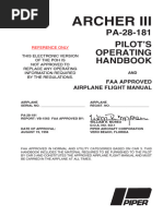 POH PA-28R-201 Rev31 | PDF | Aviation | Aircraft