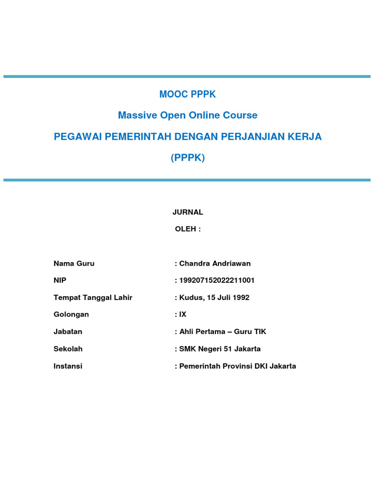 Cover Mooc PPPK | PDF