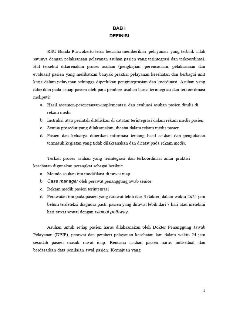 Panduan Pengisian CPPT RS Bunda | PDF