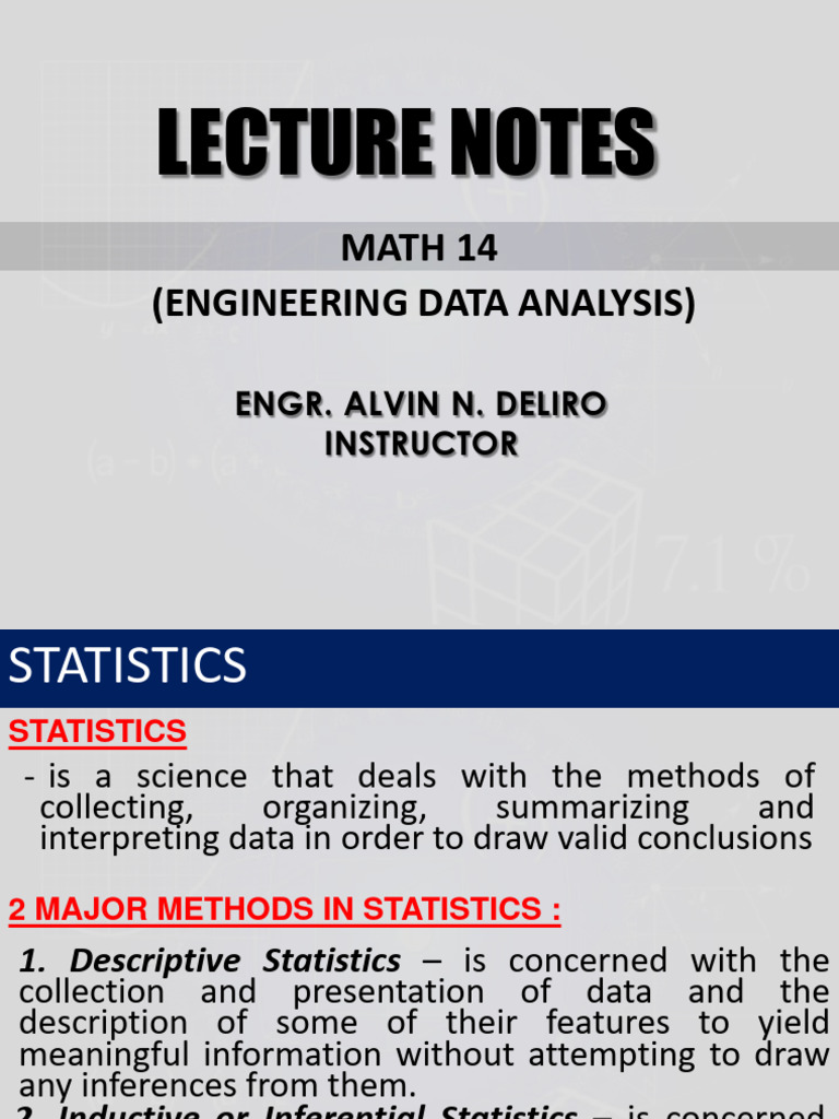EDA Lecture 1 | PDF