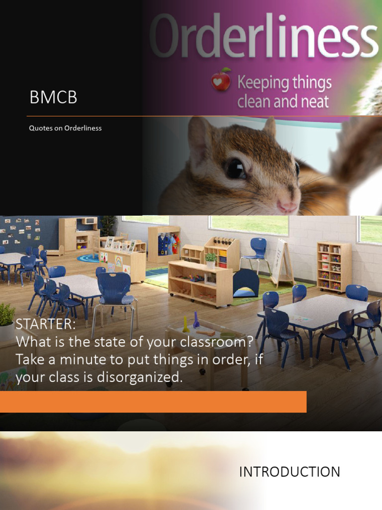 Quotes on Orderliness - Bmcb | PDF