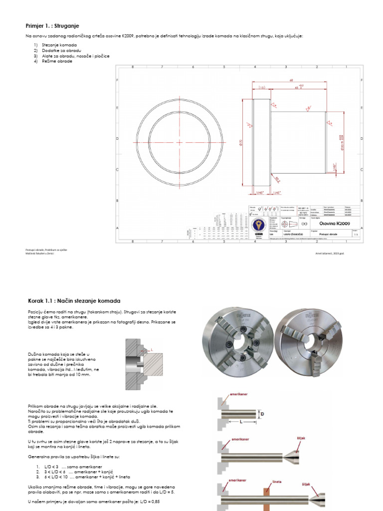 Primjer 1 Struganje | PDF