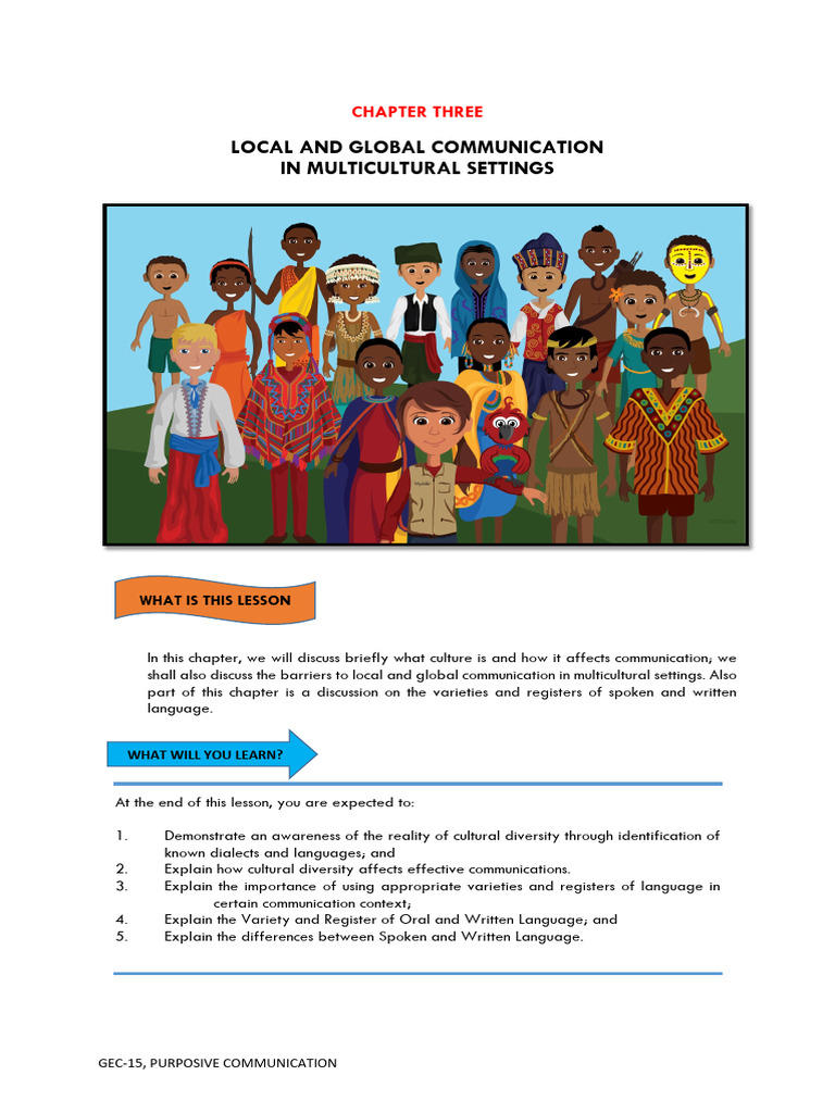 Module 3 - 1st Sem - SY 2023 2024 | PDF | Language Arts & Discipline ...