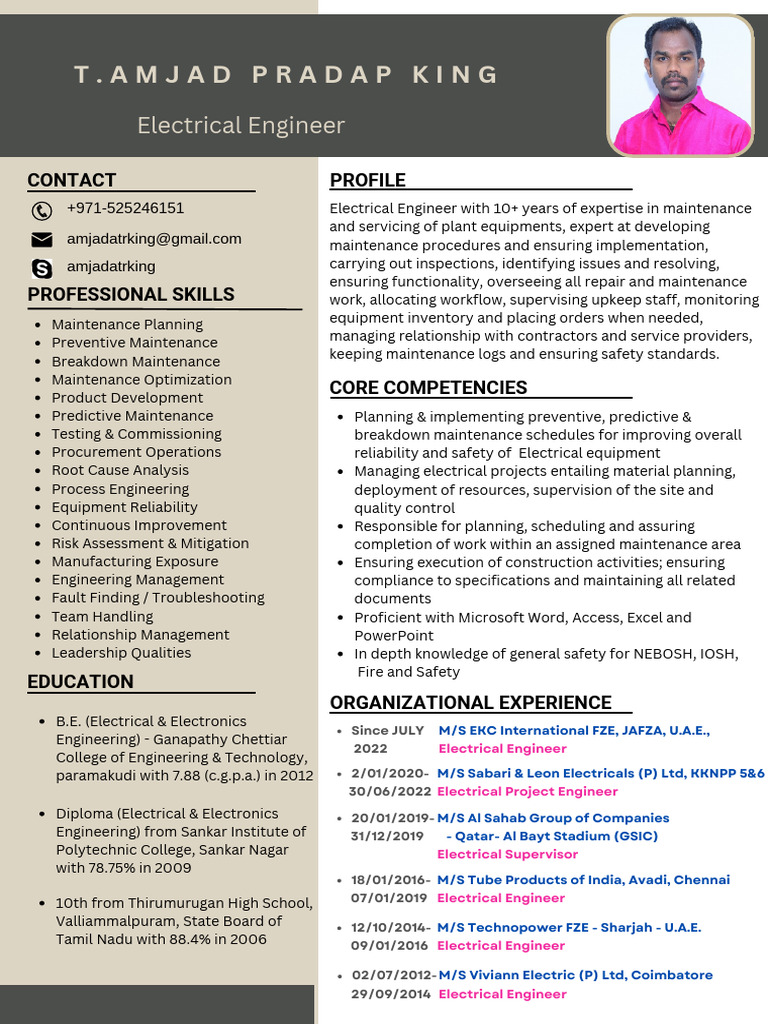 Electrical Engineer | PDF
