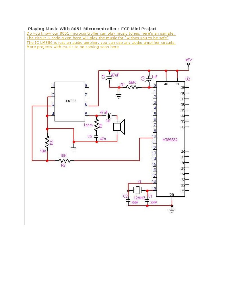 Playing Music With 8051 Micro Controller Pdf Home Garden